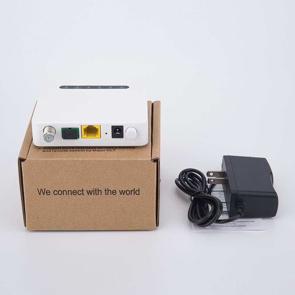 1 GE CATV ONU Dual Mode GPON EPON 1 x 10/100/1000Mbps