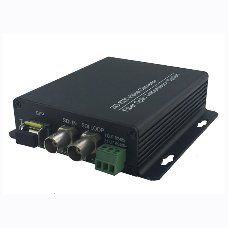 Video to Fiber Media Converter with Loopout One Channel 3G SDI