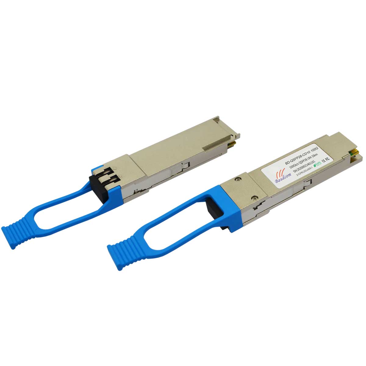 Optical Fiber Transceiver Modules RoHS Compliant QSFP28 LR4 10km