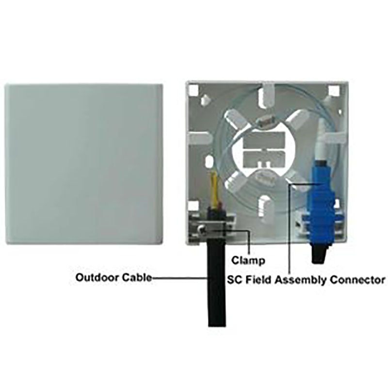 8-Core Fiber Terminal Box Securely Store and Manage Cables with our Fi
