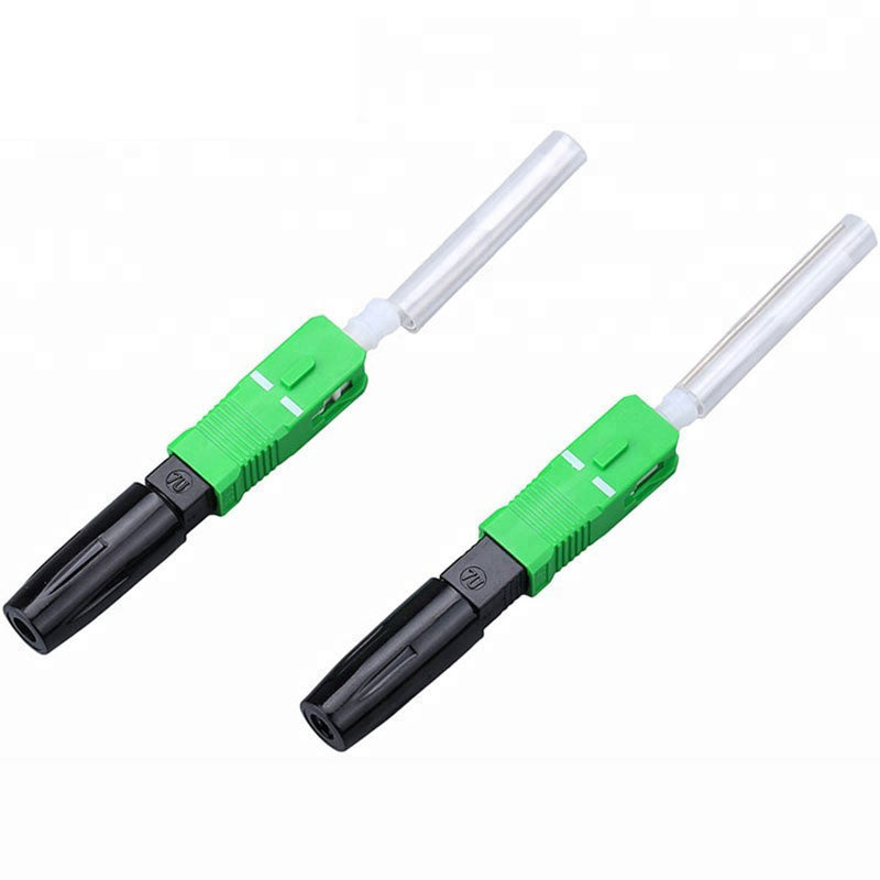 Fusion Splice Connector SC APC Fiber Optic Connectors Useful Fiber Ada